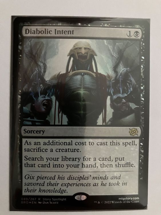 Diabolic Intent (foil) – The Brothers War (Gebraucht) in Ecublens VD ...