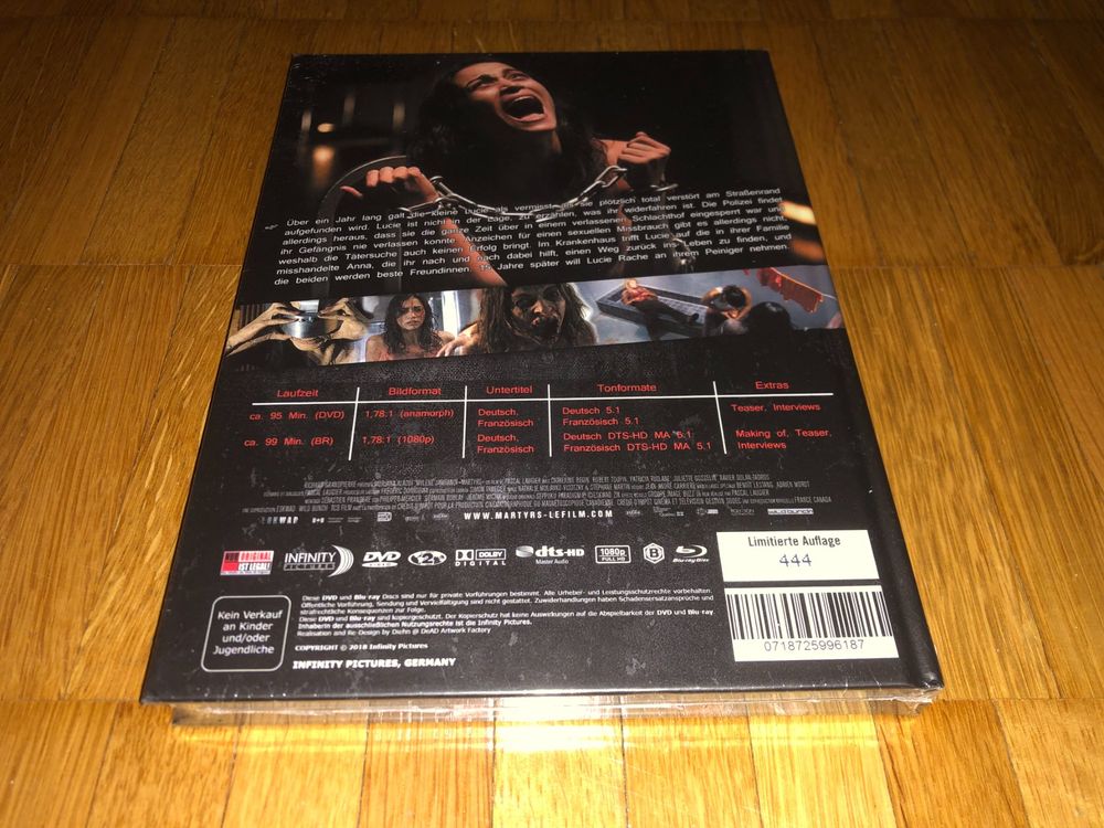 Martyrs - MEDIABOOK - B - UNCUT (Neu und originalverpackt) in Basel für ...