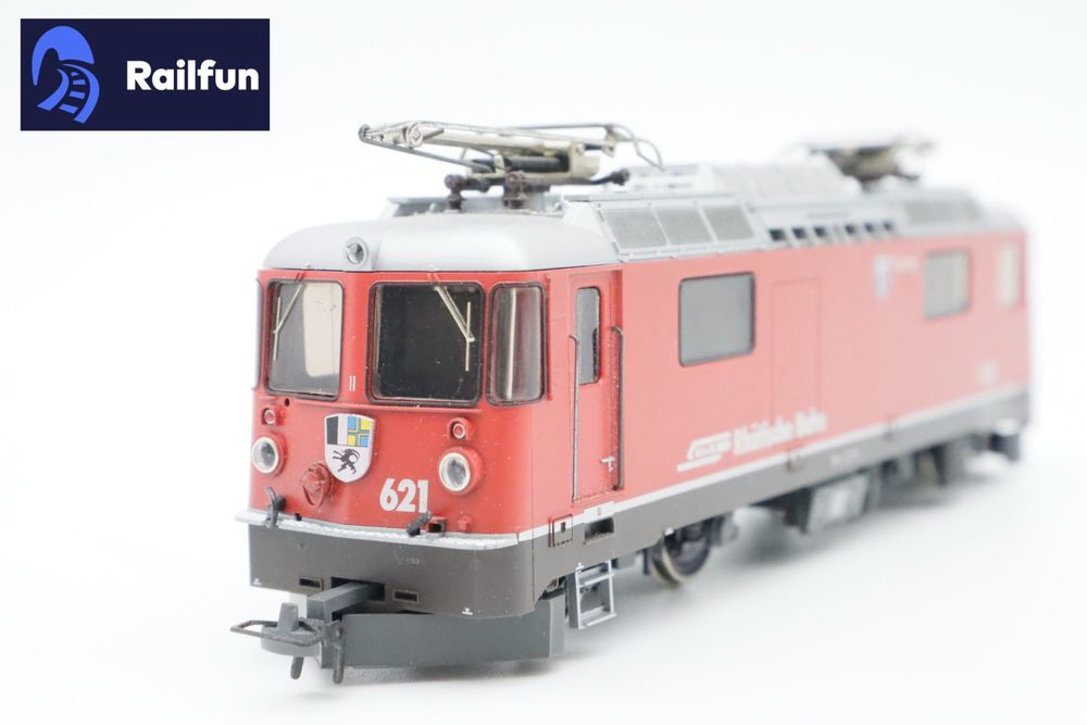 Bemo 1258 121 RhB Ge 4/4 621 "Felsberg" H0m DC Analog | Kaufen auf Ricardo