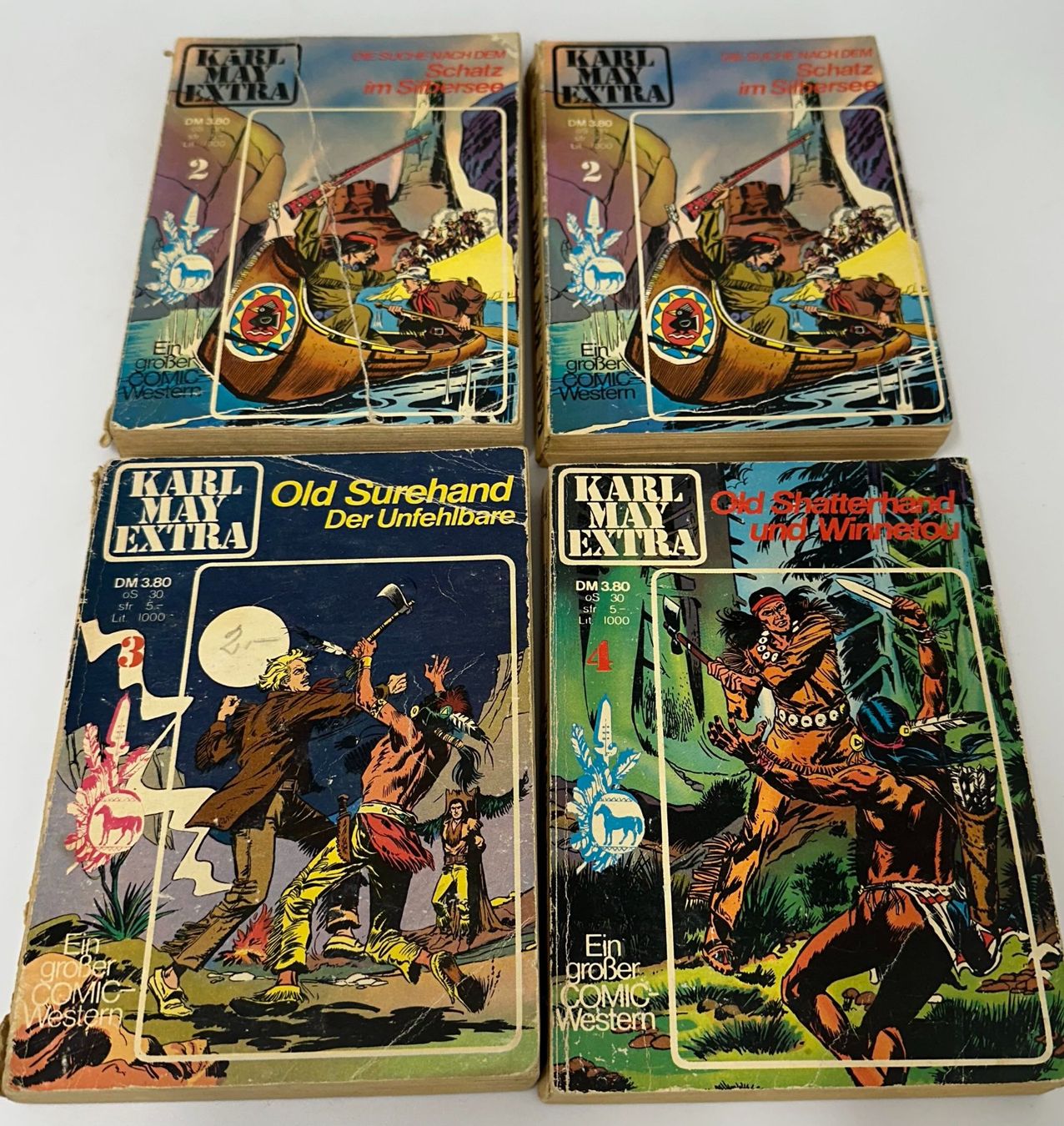 4x Karl May Extra Nr 2-4 Winnetou Silbersee (Gebraucht) in Dübendorf ...