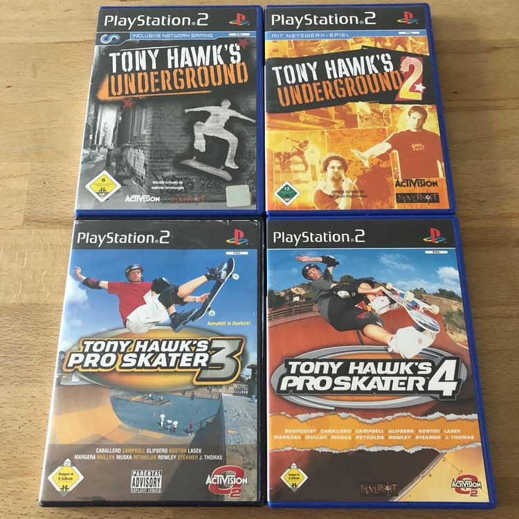4 Tony Hawk‘s Spiele für Sony PS2 (Gebraucht) in Thalwil für CHF 45 – mit Lieferung auf Ricardo ...