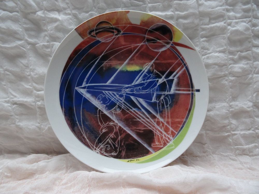 Hans Erni Teller "Air Transport" (Gebraucht) in Reinach AG für CHF 8 – mit Lieferung auf Ricardo ...