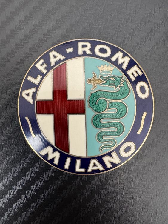 Vintage Alfa Romeo Badge Metal Emblem Logo | Kaufen auf Ricardo