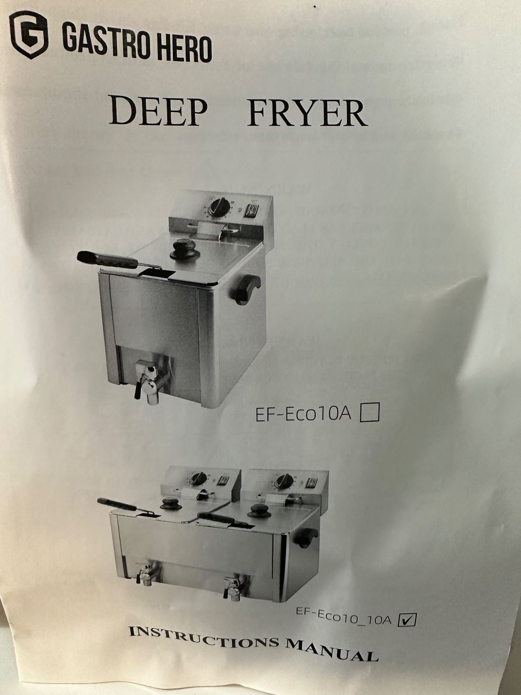 Doppelfriteuse Gastro Hero EF-Eco10A - Ideal für jedes Fest (Neu ...