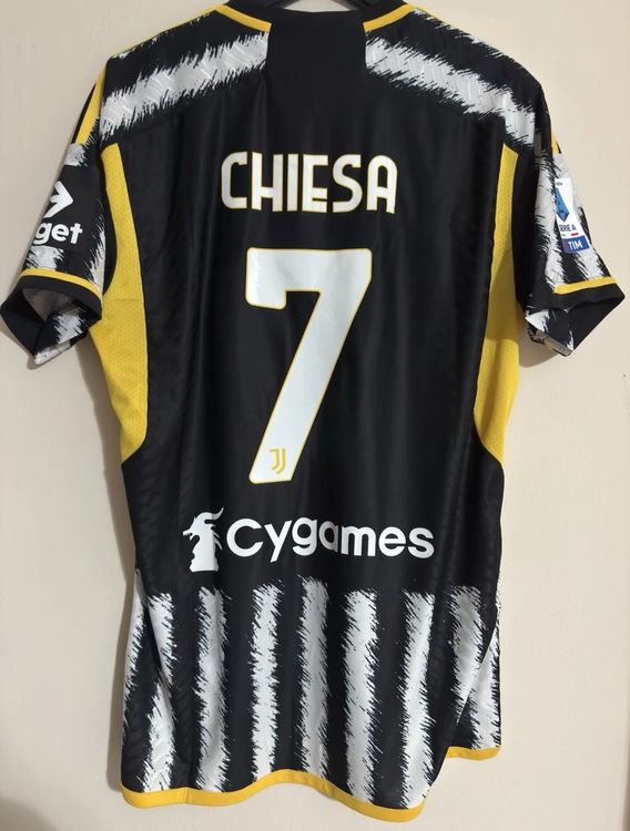Juventus Turin Chiesa Player Issued Fussball Trikot original (Neu ...
