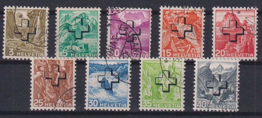 130) Aemter mit Kreuz Satz 28y-36y, SBK: 14.-- (Gebraucht) in Claro für ...