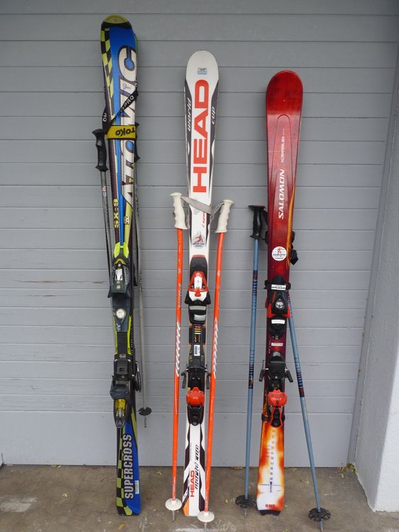 Carving- Ski 3 Paar mit Stöcken (Gebraucht) in Küsnacht ZH für CHF 20 ...