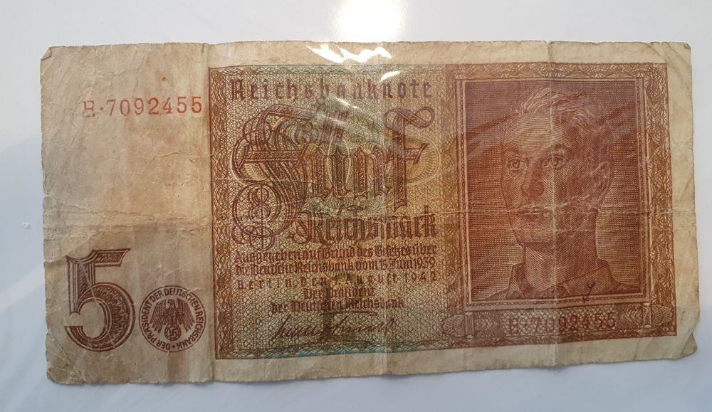 fünf Reichsmark 1942 | Kaufen auf Ricardo