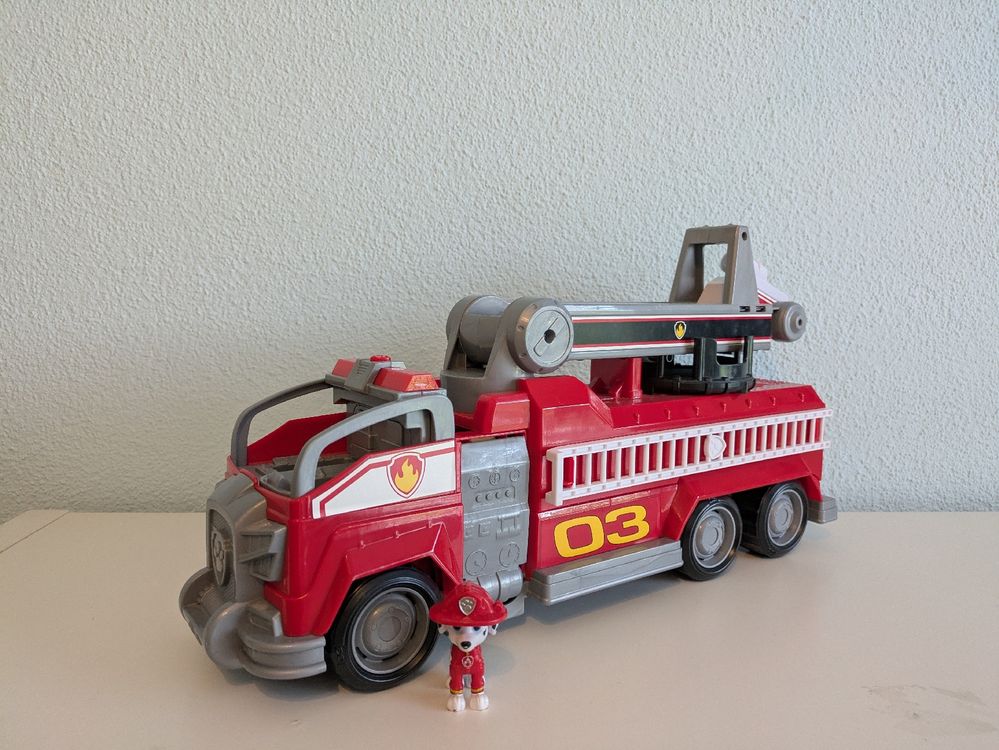 Paw Patrol Marshall verwandelbares Feuerwehrfahrzeug | Kaufen auf Ricardo