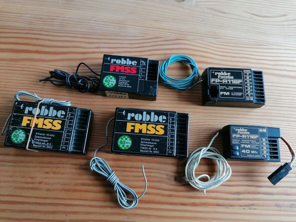 5 Empfänger receiver robbe futaba FM 40 MHz | Kaufen auf Ricardo