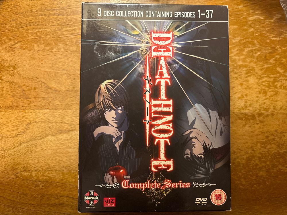 DEATH NOTE Complete Series 9 Disc 1-37 Episodes DVD (Gebraucht) in ...