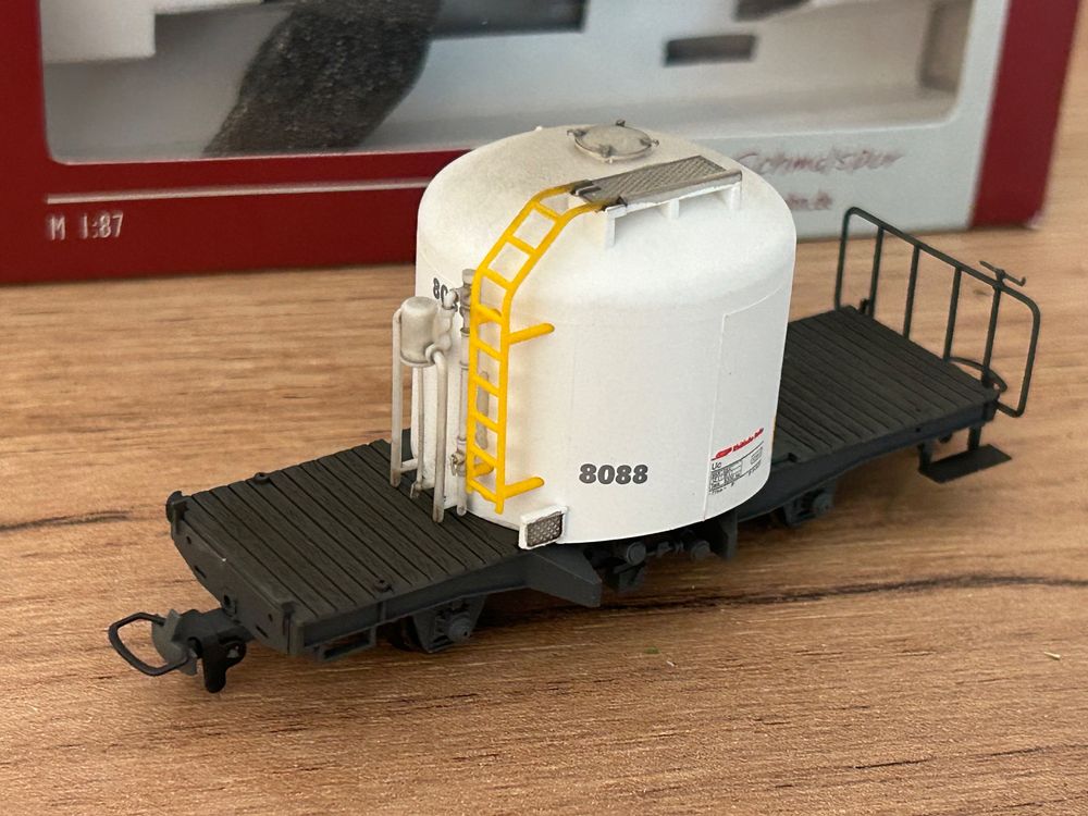 AEMA 101546-2 H0m Bemo RhB Uce Zementwagen 8088 verwittert (Neu (gemäss Beschreibung)) in Belp ...