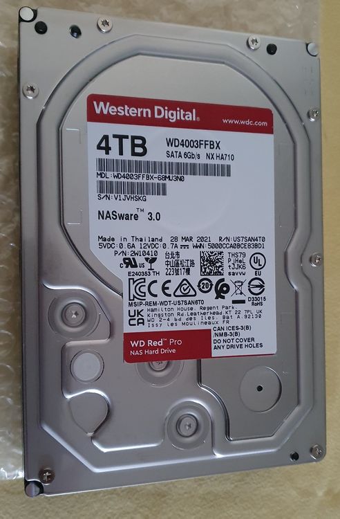 Western Digital 4TB HDD (Gebraucht) in Neuchâtel für CHF 40 – mit ...