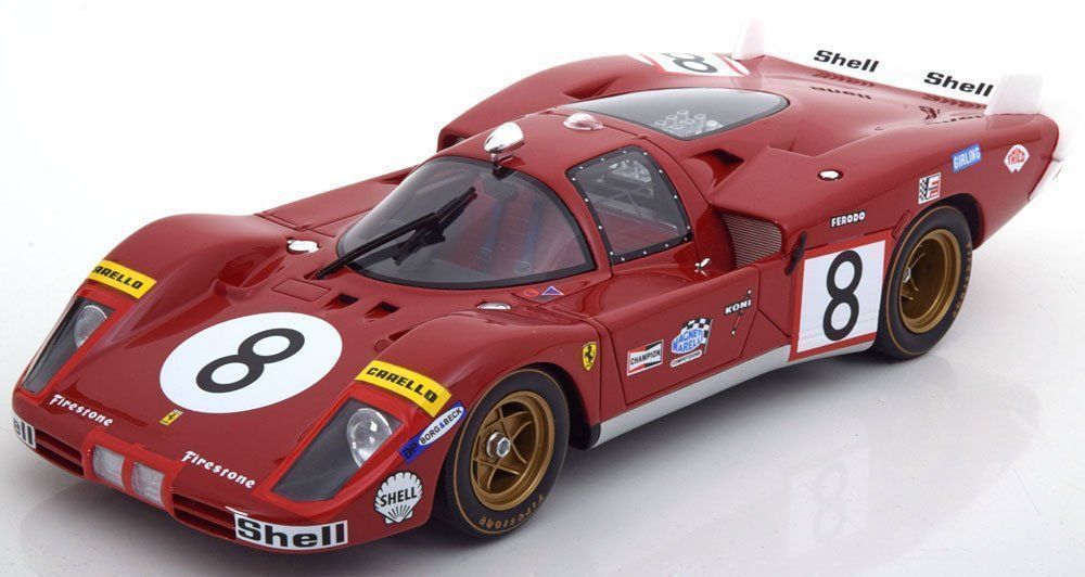 FERRARI 512 LONG TAIL #8 LE MANS 1970 REGAZZONI 1:18 CMR (Neu und ...
