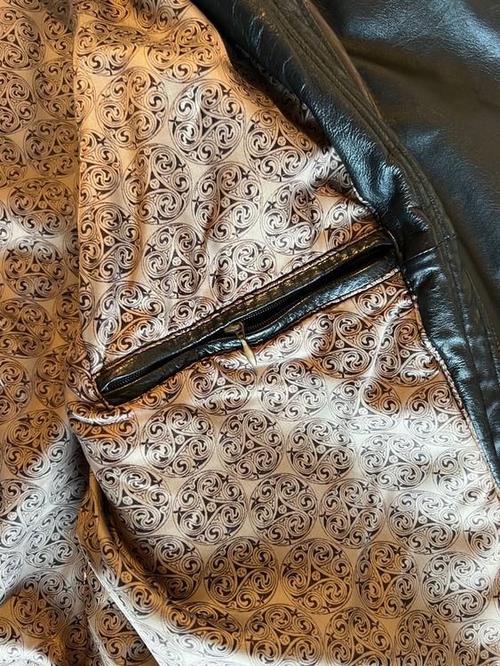 RARE VEILLON MODE MASCULINE ECHTLEDER LEDERJACKE GR. 48 / L | Kaufen ...