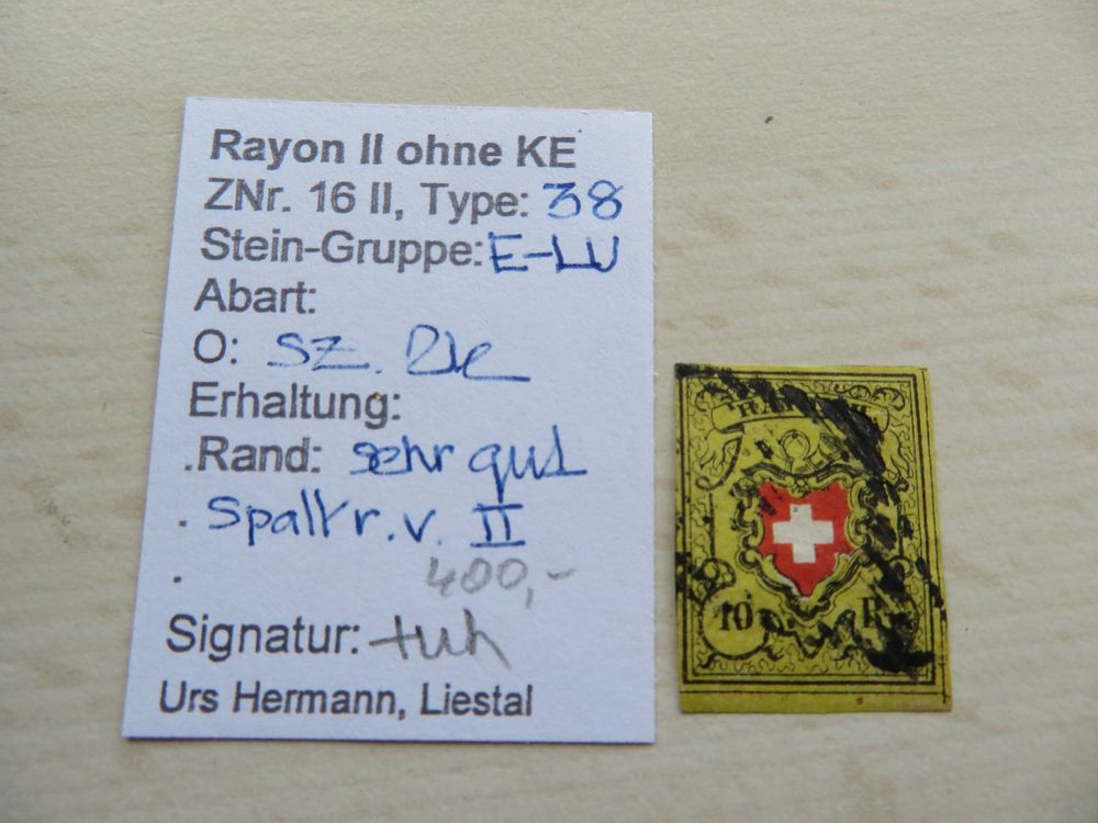 RayonII T.38 / E-LU geprüft / signiert | Kaufen auf Ricardo