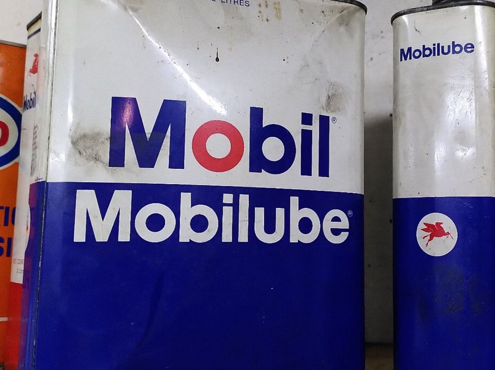 Blech-Kanister 2l mobil, mobilube, retro, alt, leer (3stk) (Gebraucht ...