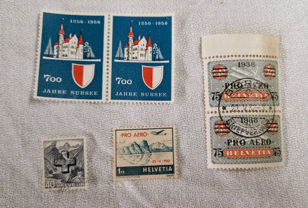 SCHWEIZER BRIFMARKEN (Gebraucht) in Bilten für CHF 12 – mit Lieferung ...