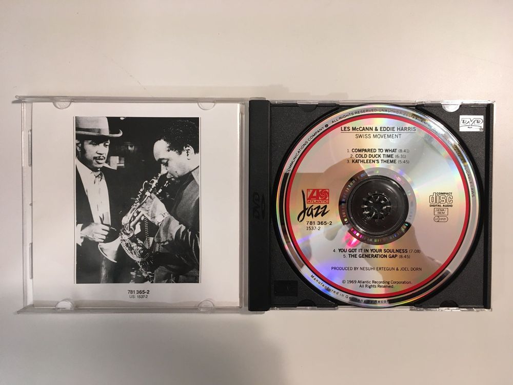 Les McCann & Eddie Harris – Swiss Movement (1969) CD (Gebraucht) in ...