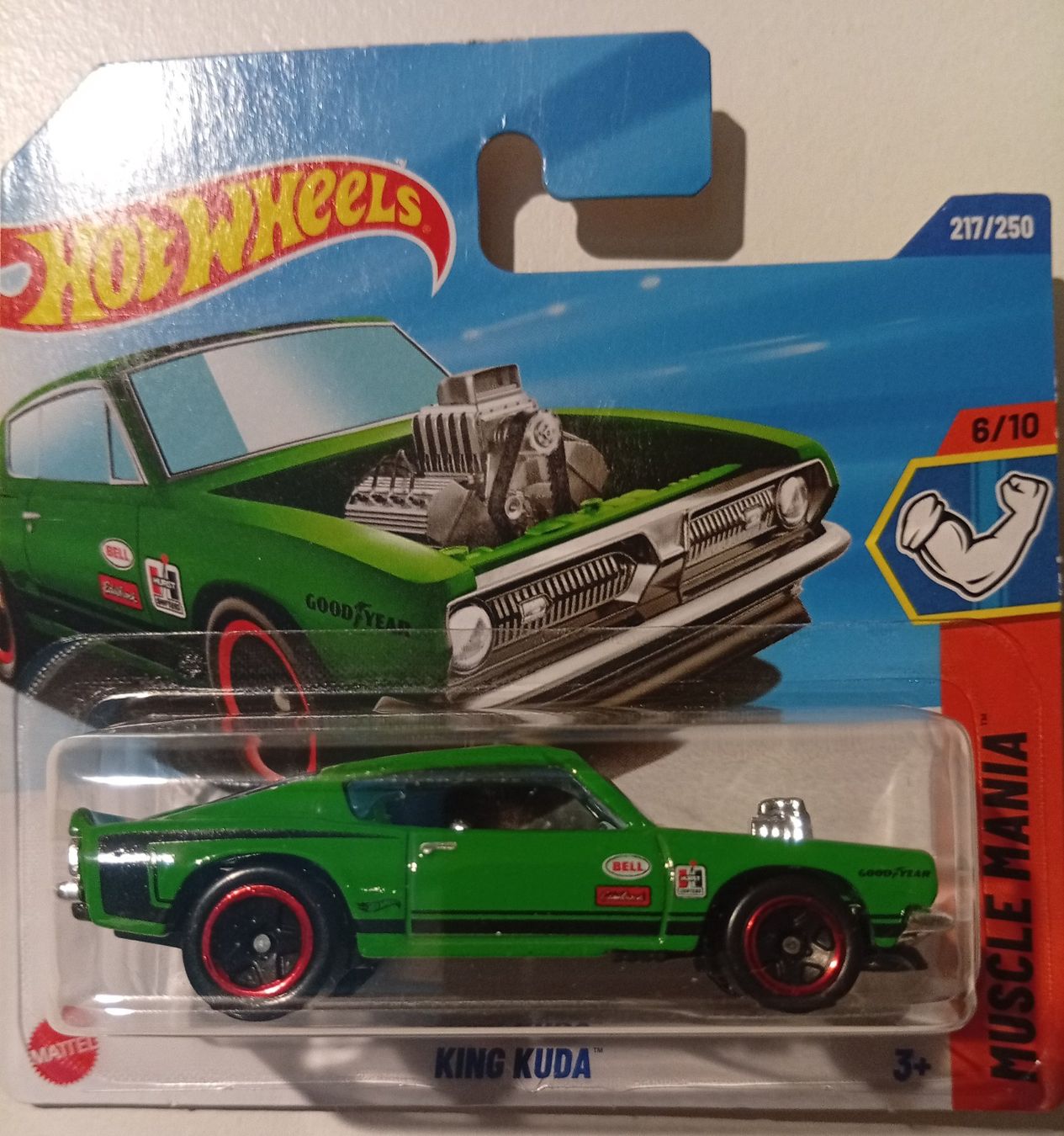 Hot Wheels King Kuda Muscle Mania 6/10, Grün, Sammlerstück (Neu und ...