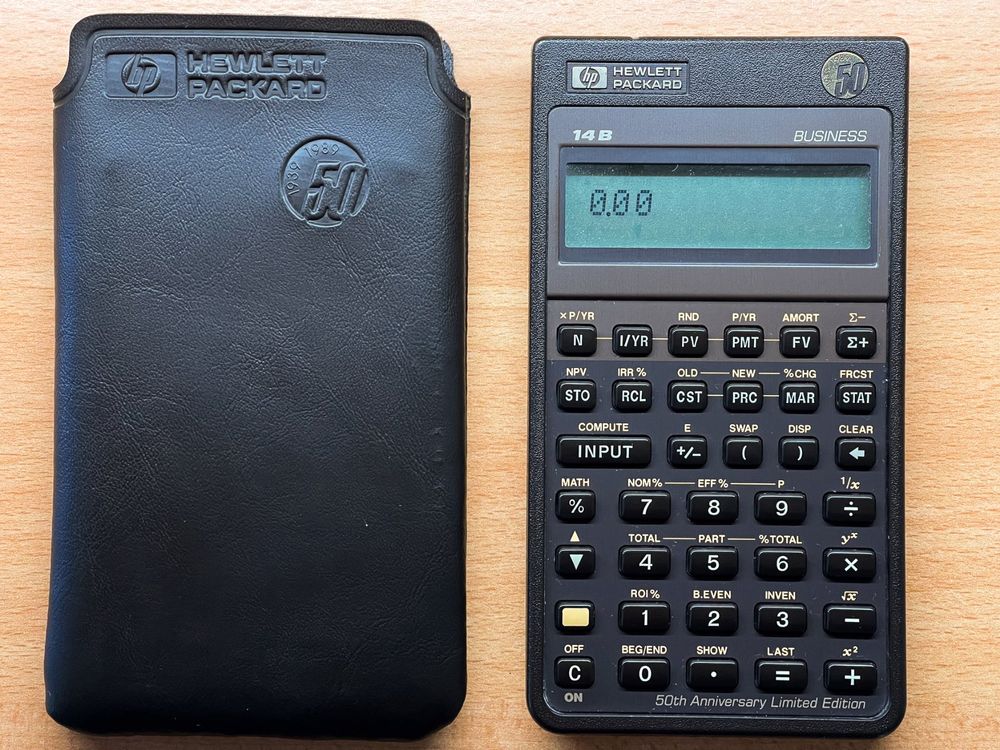 HP 14B Hewlett Packard calculator 50th anniversary special | Kaufen auf ...