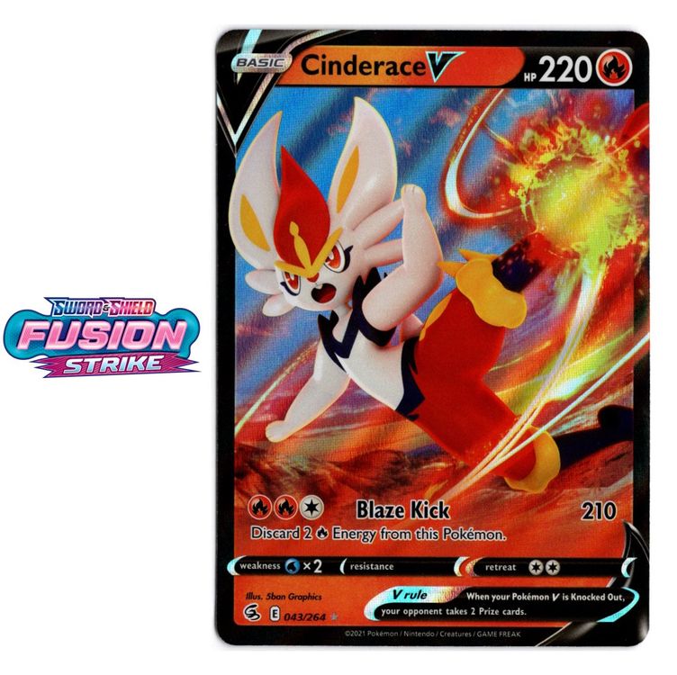 Fusion Strike Cinderace V 043/264 EN (Gebraucht) in Zug für CHF 1.9 ...