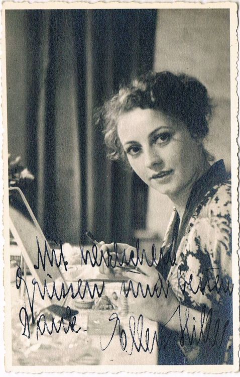 Ellen Hille 1908-62 Autogramm signiert Vintage Foto 9x14cm (Gebraucht) in Bischofszell für CHF ...