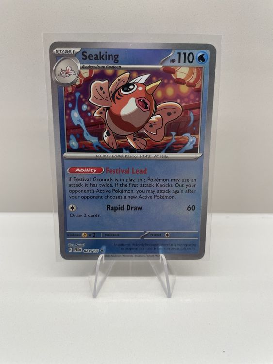 Seaking Pokéball Reverse Prismatic Evolutions 2025 (Gebraucht) in Arlesheim für CHF 1 – mit ...