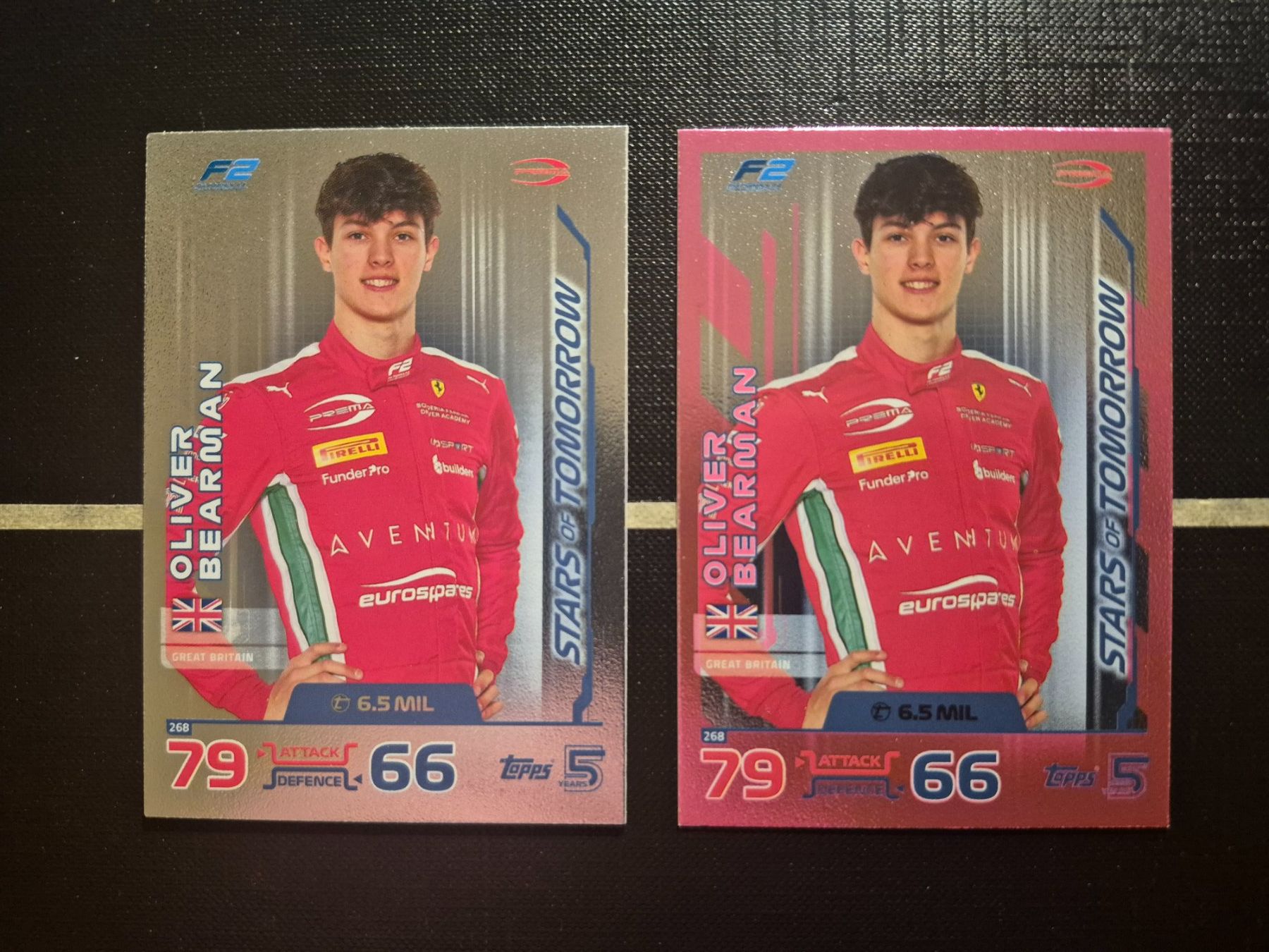 Oliver Bearman Prema Racing F2 Team Topps Turbo Attax 2024 (Gebraucht ...