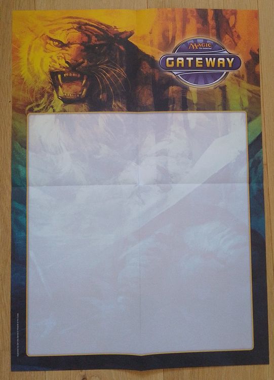 Magic the Gathering Poster Gateway Tiger 59 x 42 cm (Gebraucht) in ...