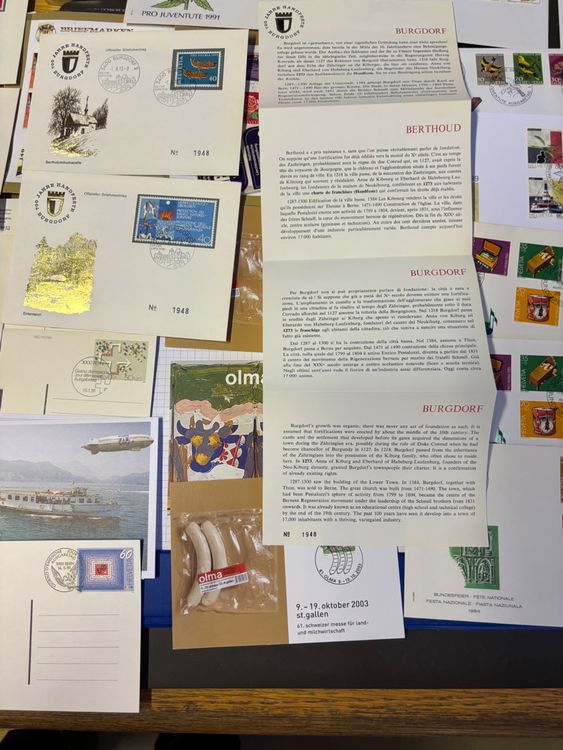Chrüsimüsi Pösteli Schweizer Marken Belege und FDC ab Alt (Gebraucht) in Murgenthal für CHF 19 ...