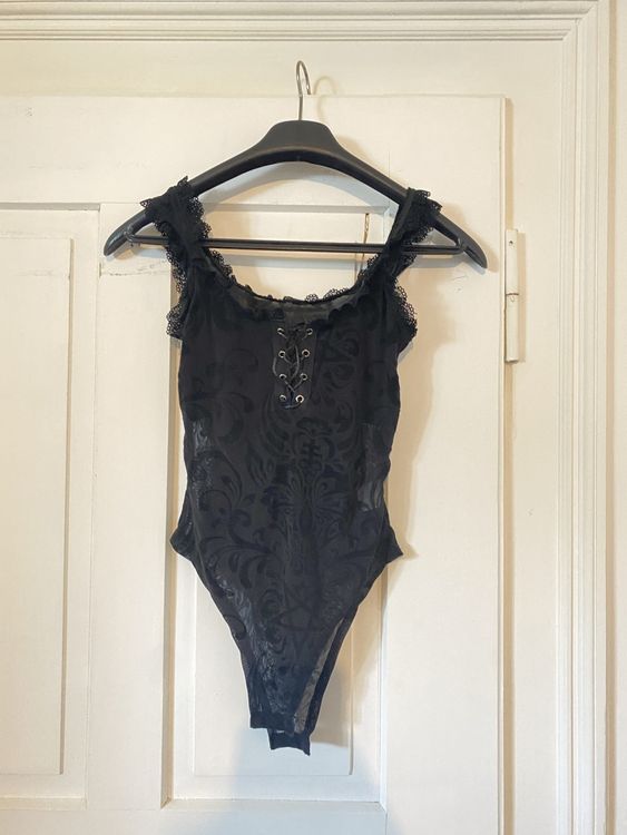 Schwarzer Body mit Spitze, sexy Elegant (Gebraucht) in Aefligen für CHF ...