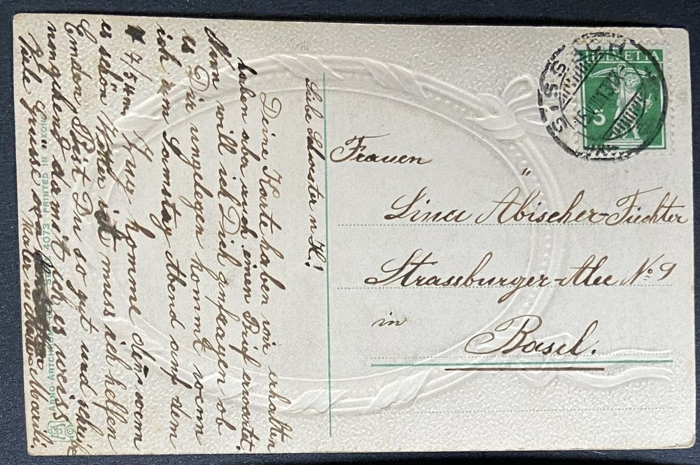 AK 4 alte Karten die ersten beiden mit Relief-Druck (Gebraucht) in ...