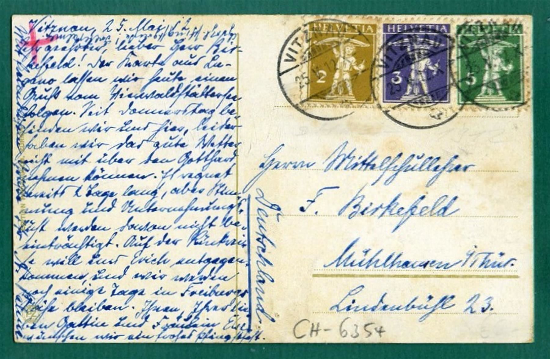 Vitznau -1912 mit Bahngleis der Rigibahn (Gebraucht) in Sargans für CHF 1 – mit Lieferung auf ...