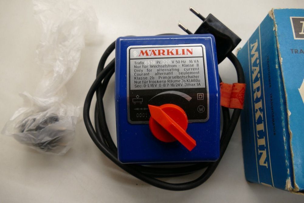 Märklin H0: Trafo 16VA K.Nr. 6516 (Gebraucht) in Niederhasli für CHF 16 ...