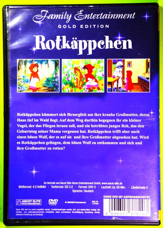 ROTKÄPPCHEN - FAMILY ENTERTAINMENT - GOLD-EDITION ! (Neu (gemäss ...