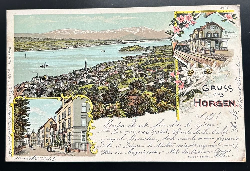 Gruss aus Horgen Litho (Gebraucht) in Horw für CHF 16 – mit Lieferung auf Ricardo kaufen