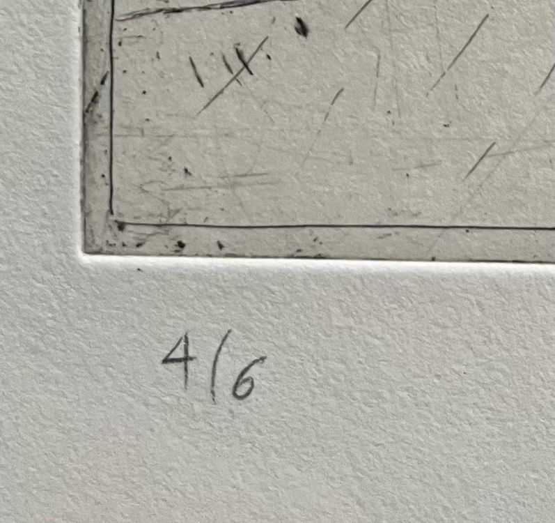 Rolf Winnewisser (1949) Radierung, Handsigniert (Gebraucht) in Root für CHF 30 – mit Lieferung ...