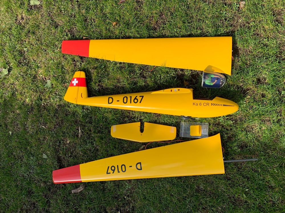 Valenta Ka 6 CR Voll-GFK 2m Semi-Scale Segler (Gebraucht) in Wolfhalden für CHF 230 – nur ...