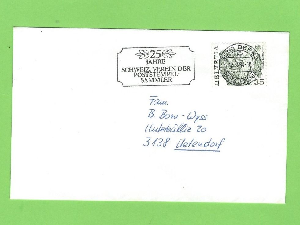 25 Jahre Schweiz. Verein der Poststempel-Sammler (Gebraucht) in Zürich ...