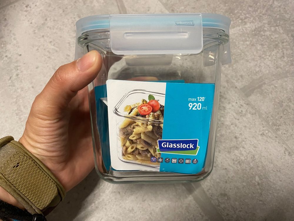 Glasslock 920ml neuf récipient de conservation en verre (Neuf (Voir description)) à Salvenach ...