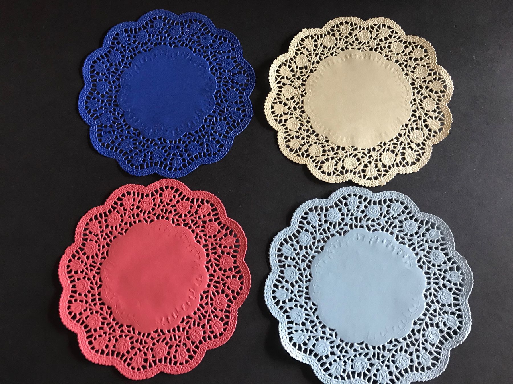 Tortenpapier Papier-Tortenspitzen rund 16 cm ca. 130 Stk (Neu (gemäss ...