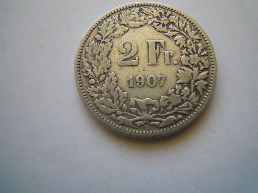 2 Fr. 1907 (Gebraucht) in Kriegstetten für CHF 5.3 – mit Lieferung auf Ricardo kaufen