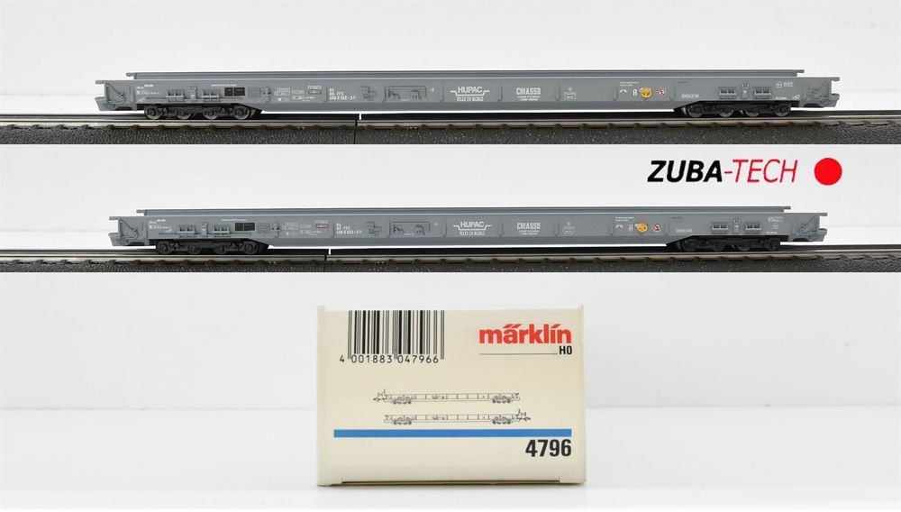 Märklin 4796 2x RoLa-Wagen Hupac H0 WS (Gebraucht) in für CHF 70.5 ...