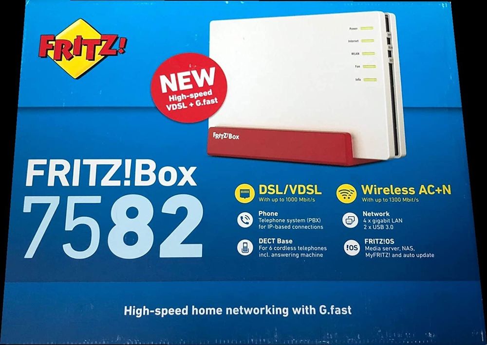 AVM Fritz!Box 7582 G.Fast Router (Demogerät)( | Acheter sur Ricardo