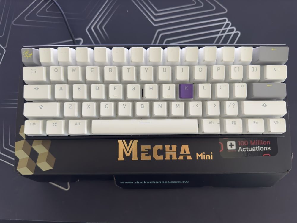 Ducky Mecha Mini Keyboard White LED RGB (Neu (gemäss Beschreibung)) in ...