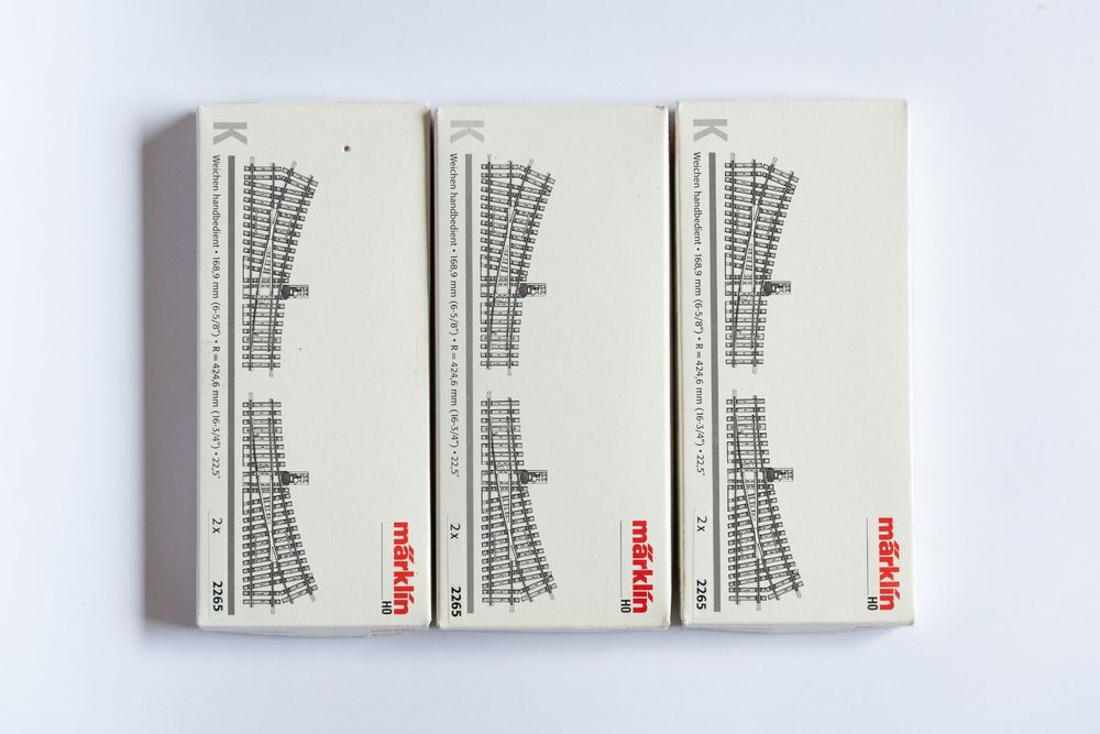 Märklin 2265 - 3 x 2 Weichen | Kaufen auf Ricardo