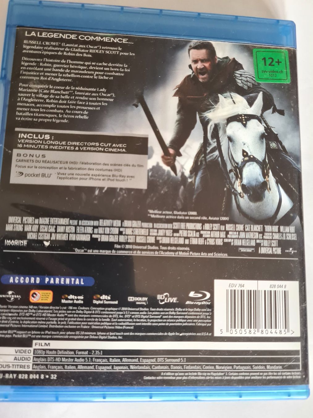 Blu-ray Robin des Bois 2 versions FR/ALL neuf 👍 (Gebraucht) in Tavannes ...