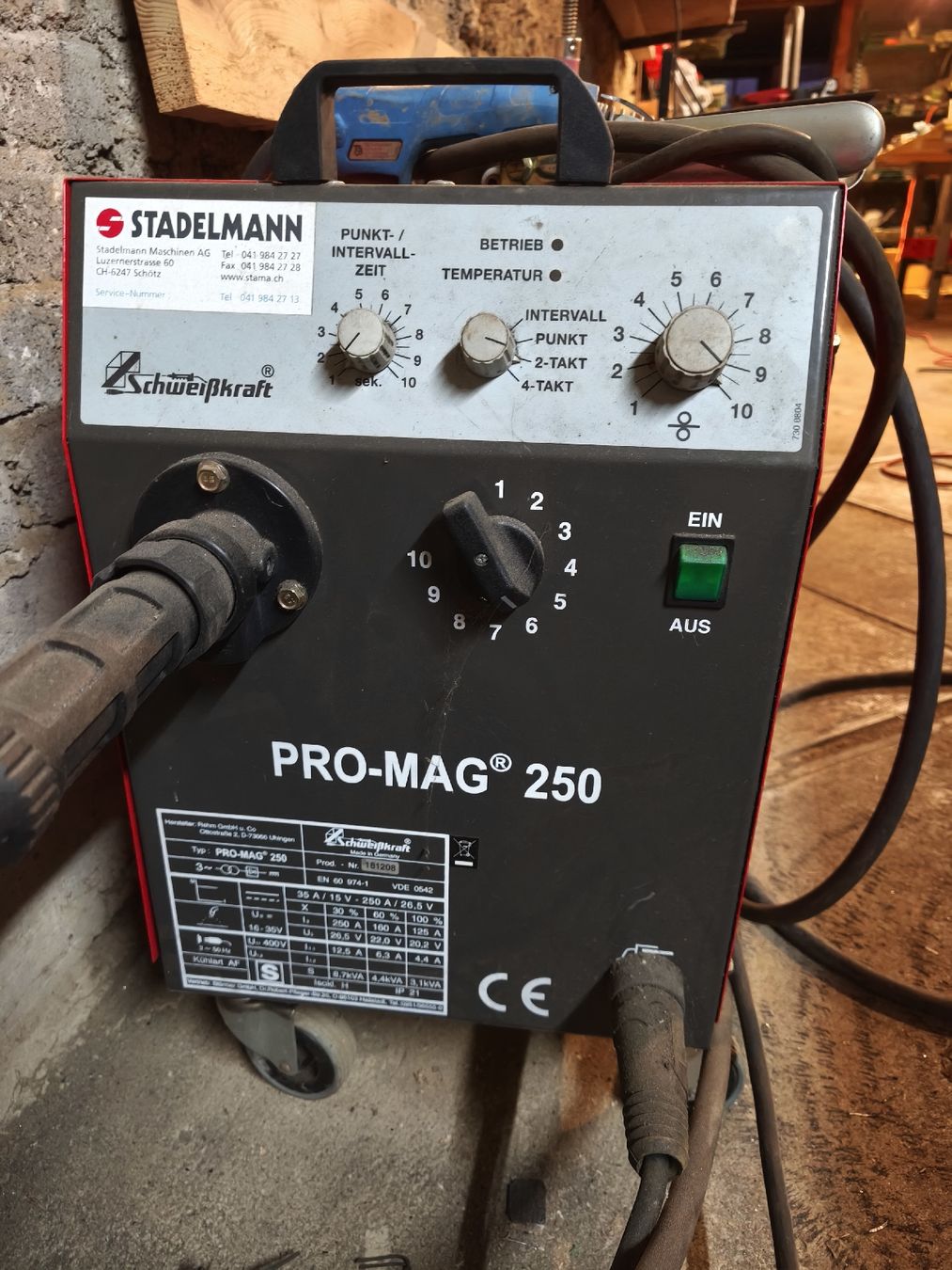 Schweissgerät Schweisskraft Pro-MAG 250 - Top Zustand! (Gebraucht) in ...