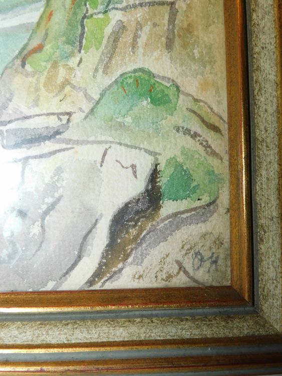 Rausverkauf - Kunst kl alte Zeichnung Aquarell (Gebraucht) in Sursee für CHF 5 – mit Lieferung ...